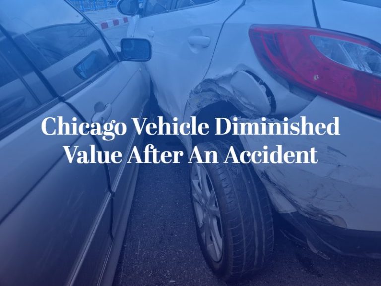Vehicle Diminished Value Post Accident
